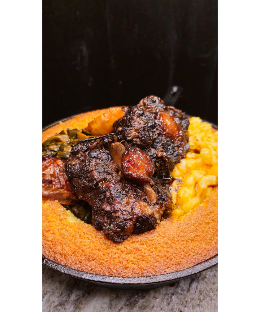 Oxtail Soul Food Bowl Honey Cornbread recipe – ChefKennyeats