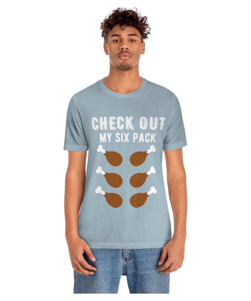 Chicken Six Pack Funny Graphic T Shirt – ChefKennyeats
