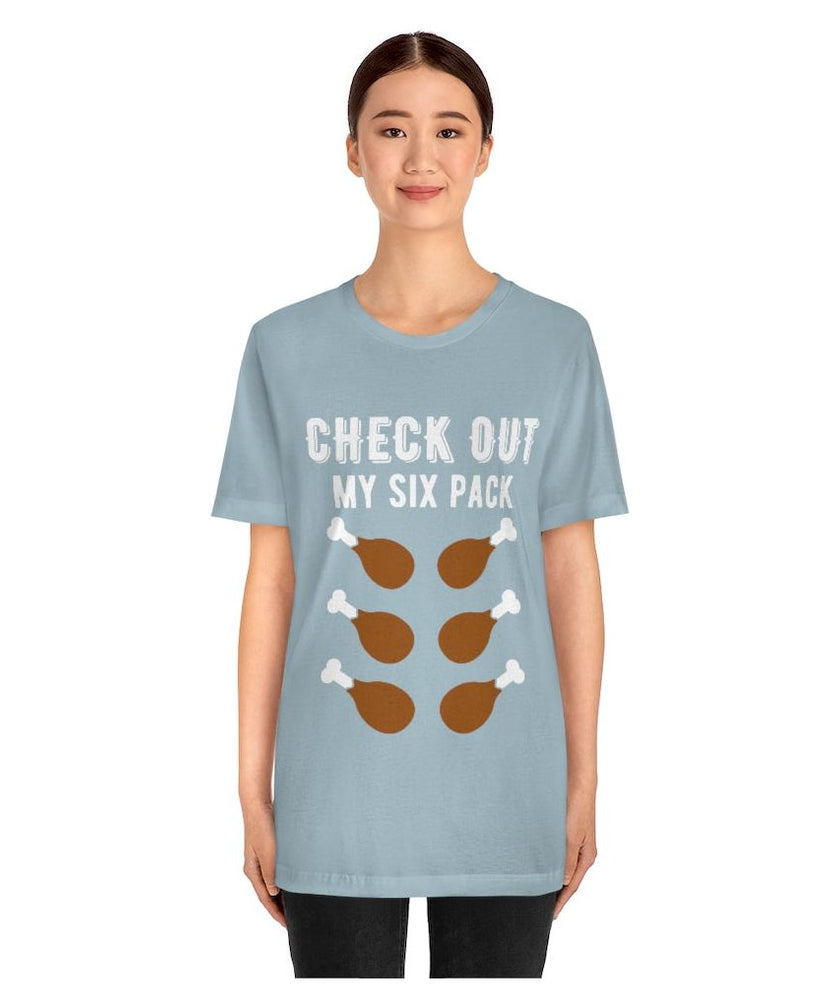 Chicken Six Pack Funny Graphic T Shirt – ChefKennyeats